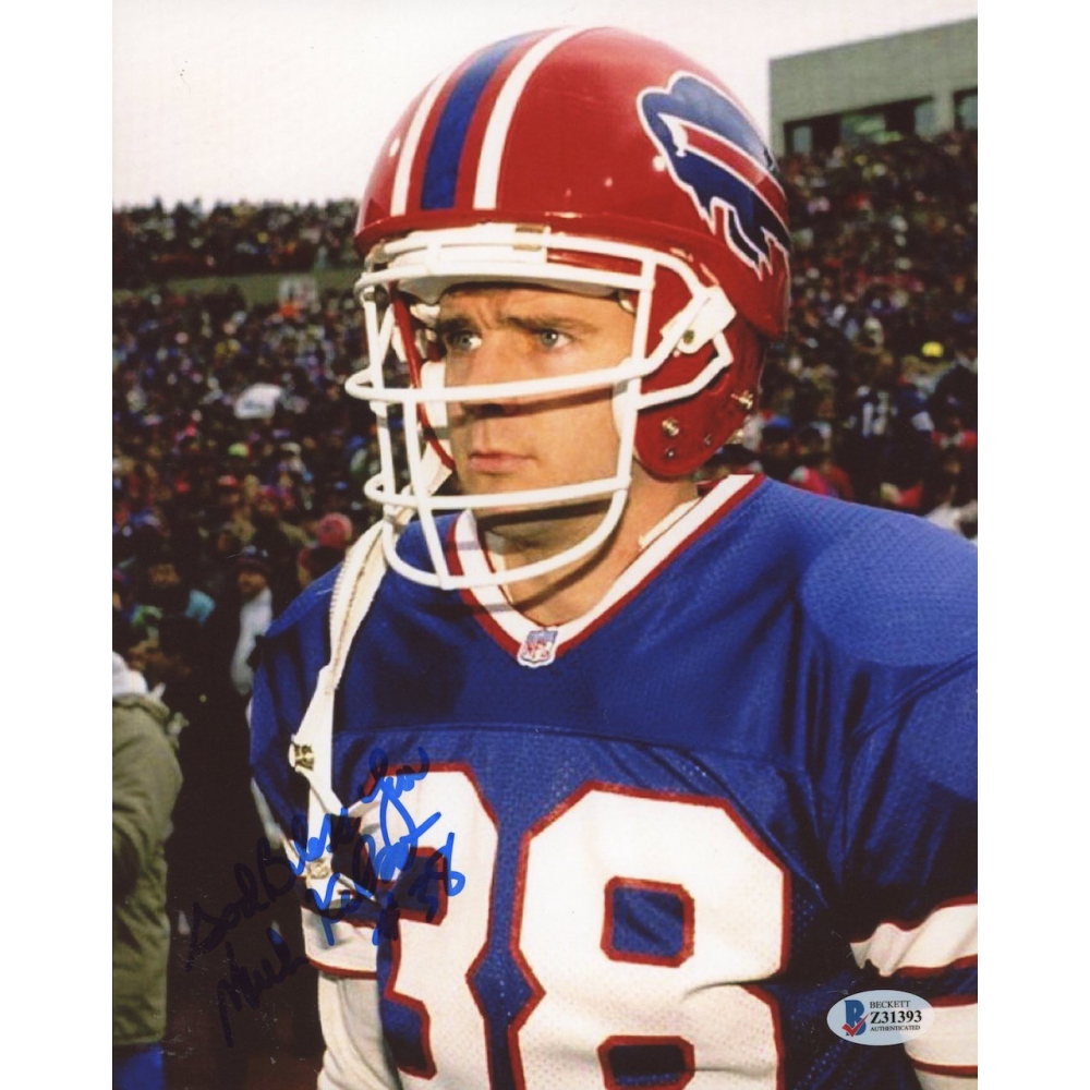 Mark Kelso Signed Bills 8x10 Photo Inscribed "God Bless You" (Beckett ...