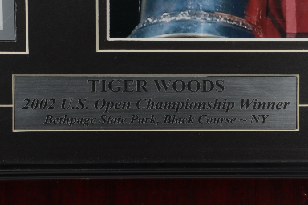 Tiger Woods "2002 U.S. Open Championship Winner" 16.5x20.5 Custom ...