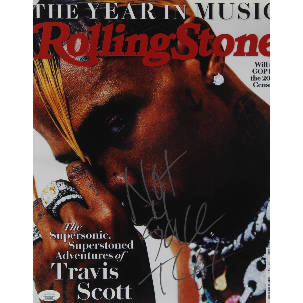Travis Scott Signed 11x14 Photo Inscribed "Not 4 Sale" (JSA Hologram ...