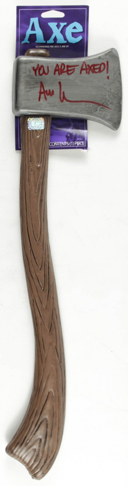 Ari Lehman Signed "Friday the 13th" Prop Replica Axe Inscribed "You Are ...