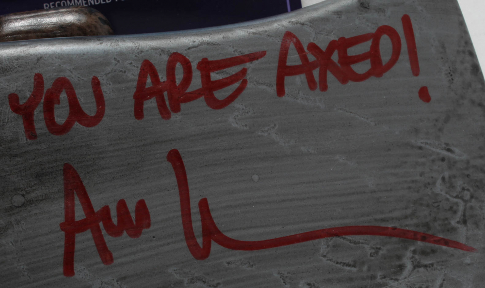 Ari Lehman Signed "Friday the 13th" Prop Replica Axe Inscribed "You Are ...