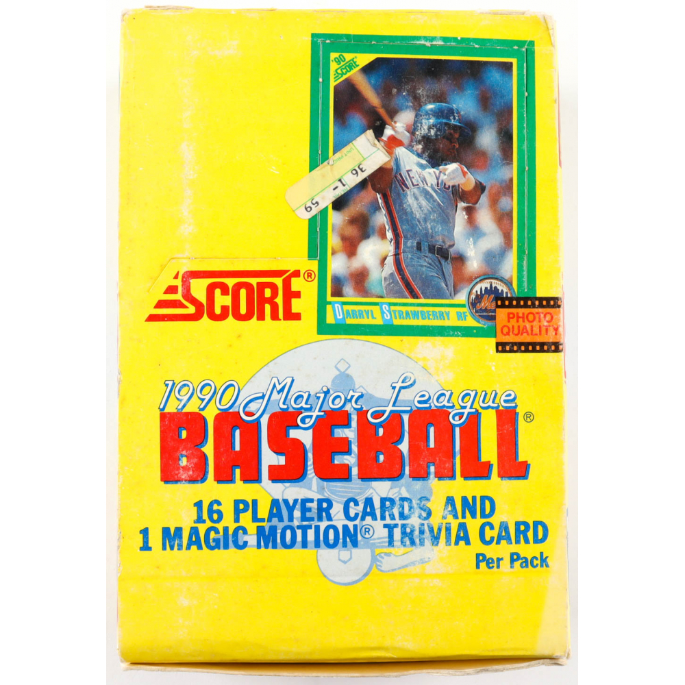 1990 Score Baseball Box with (36) Packs (See Description) | Pristine ...