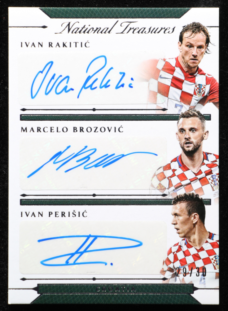 Ivan Perisic 2018 National Treasures #28 Platinum /1 Price Guide ...