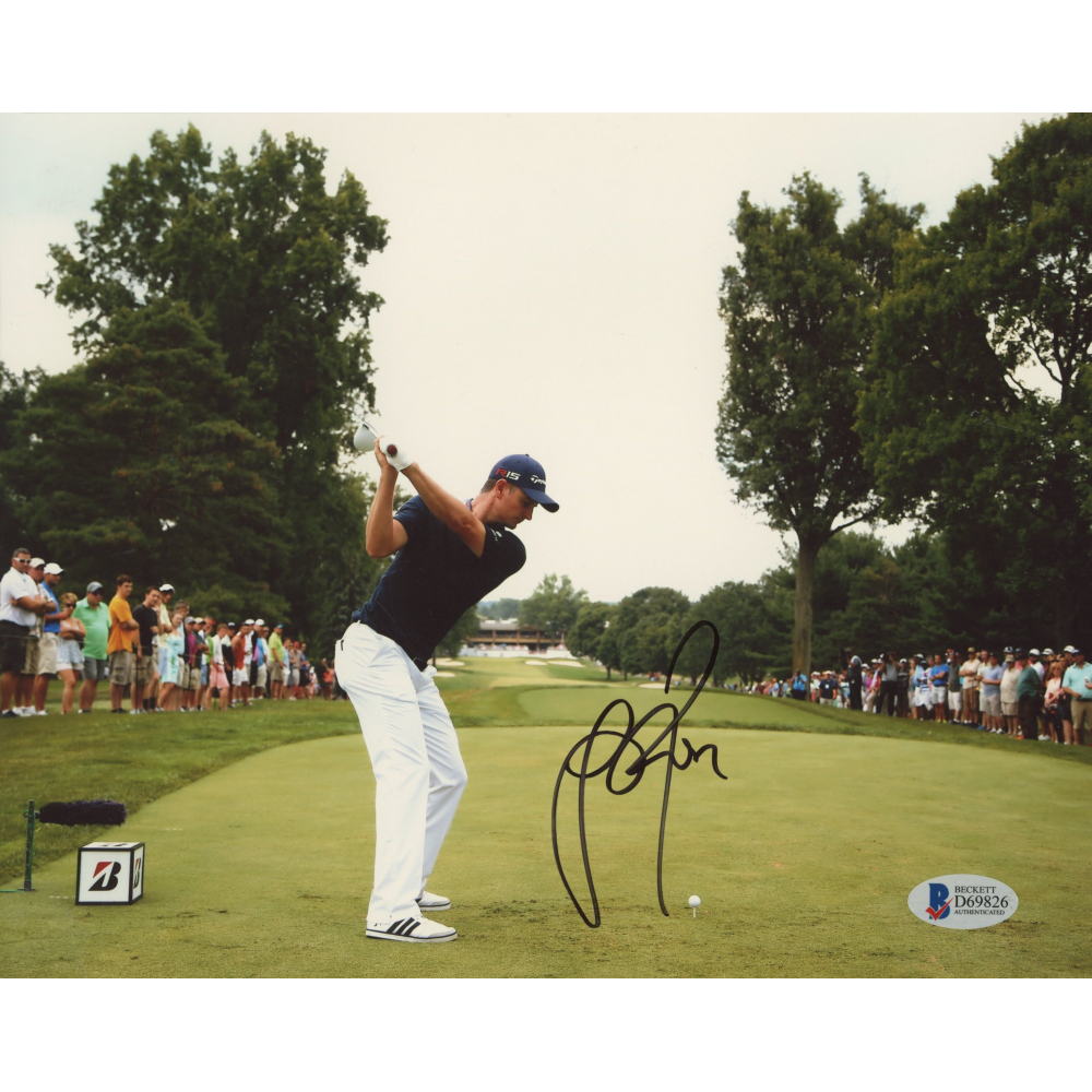 Justin Rose Signed 8x10 Photo (Beckett COA) | Pristine Auction
