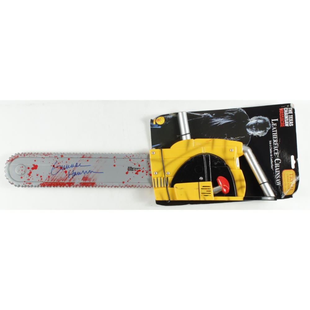 Gunnar Hansen Signed "The Texas Chainsaw Massacre" Leatherface Chainsaw ...