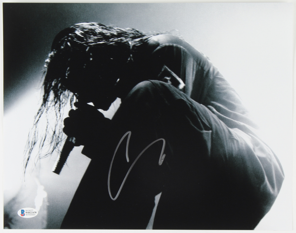 Corey Taylor Signed Slipknot 11x14 Photo (Beckett COA) | Pristine Auction