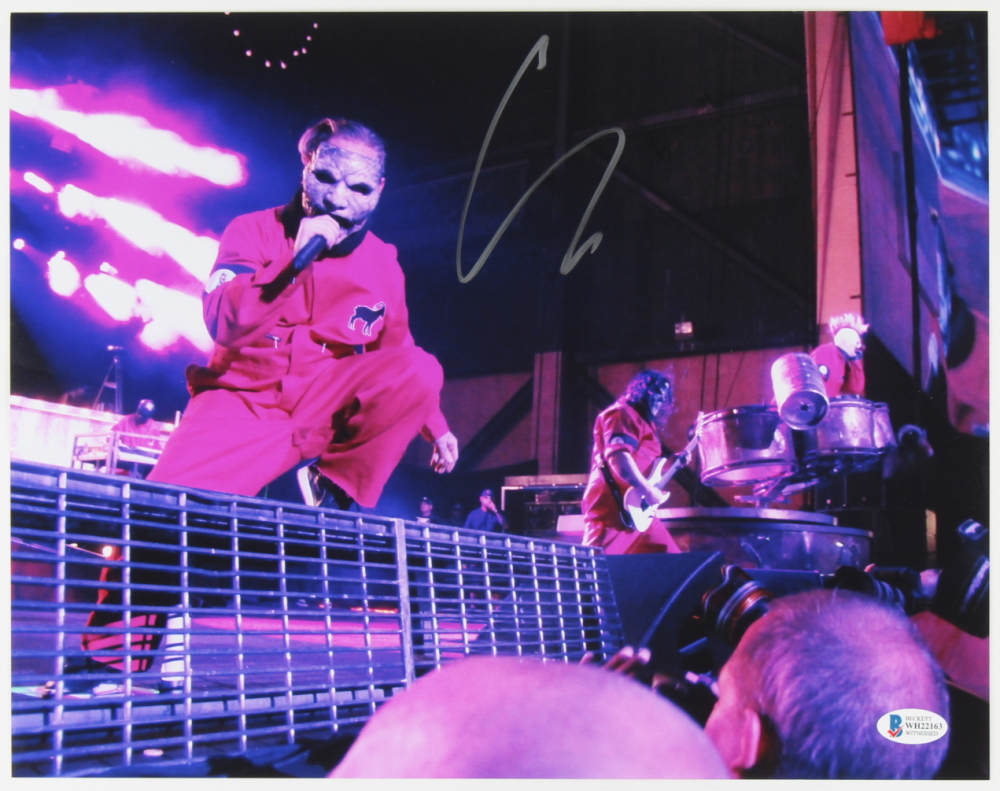 Corey Taylor Signed Slipknot 11x14 Photo (Beckett COA) | Pristine Auction