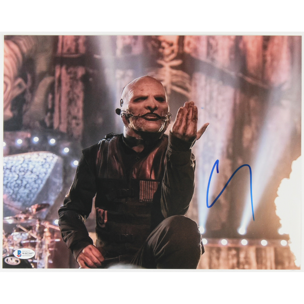 Corey Taylor Signed Slipknot 11x14 Photo (Beckett COA) | Pristine Auction