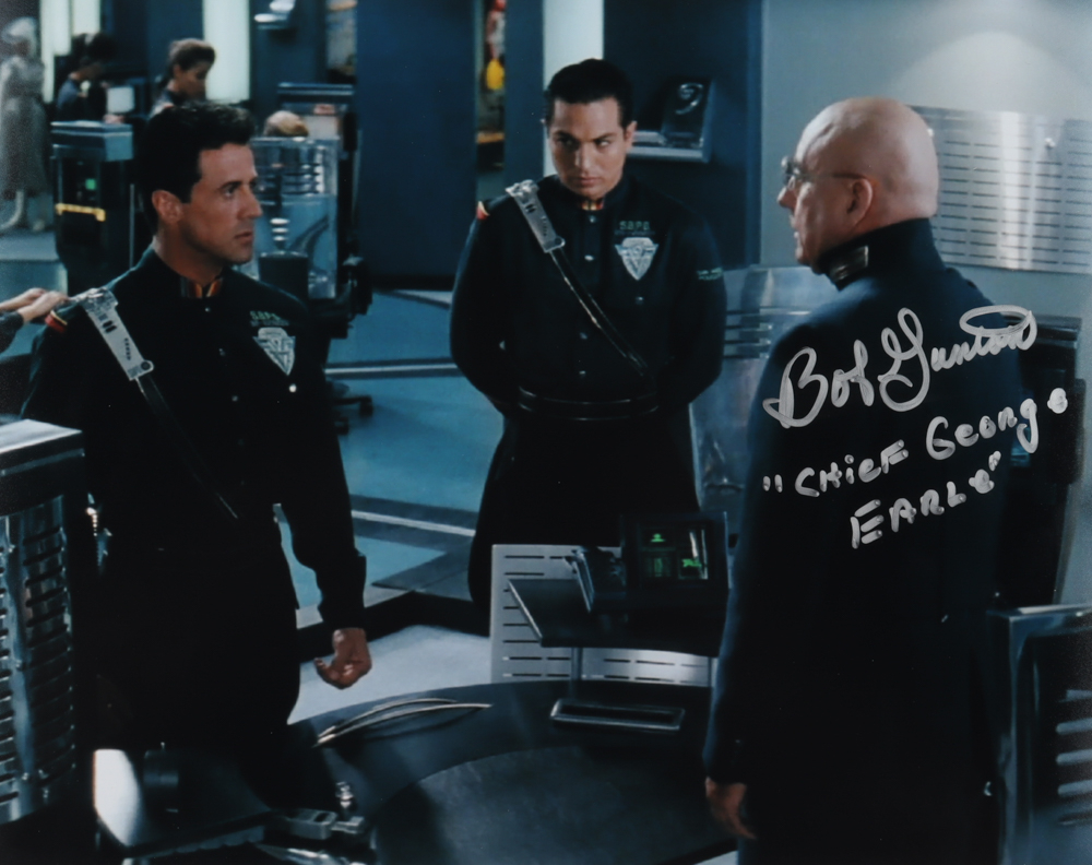 Bob Gunton Signed "Demolition Man" 11x14 Photo Inscribed "Chief George ...