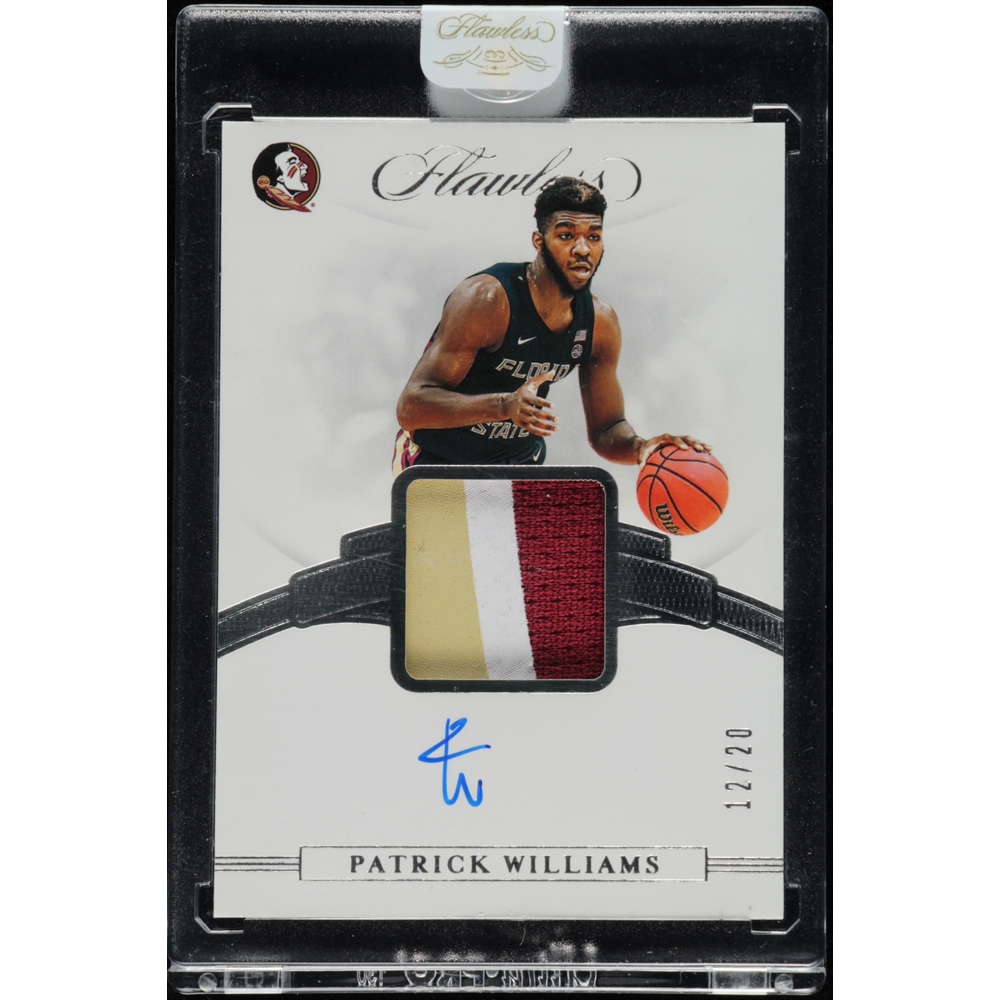 Patrick Williams 2020-21 Panini Flawless Collegiate #131 Jersey ...