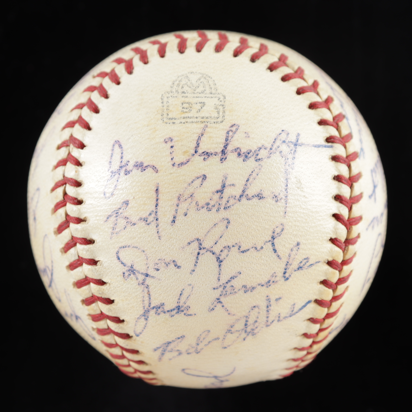 1961 Columbus Jets Baseball Team-Signed by (24) with Larry Shepard, Jim ...