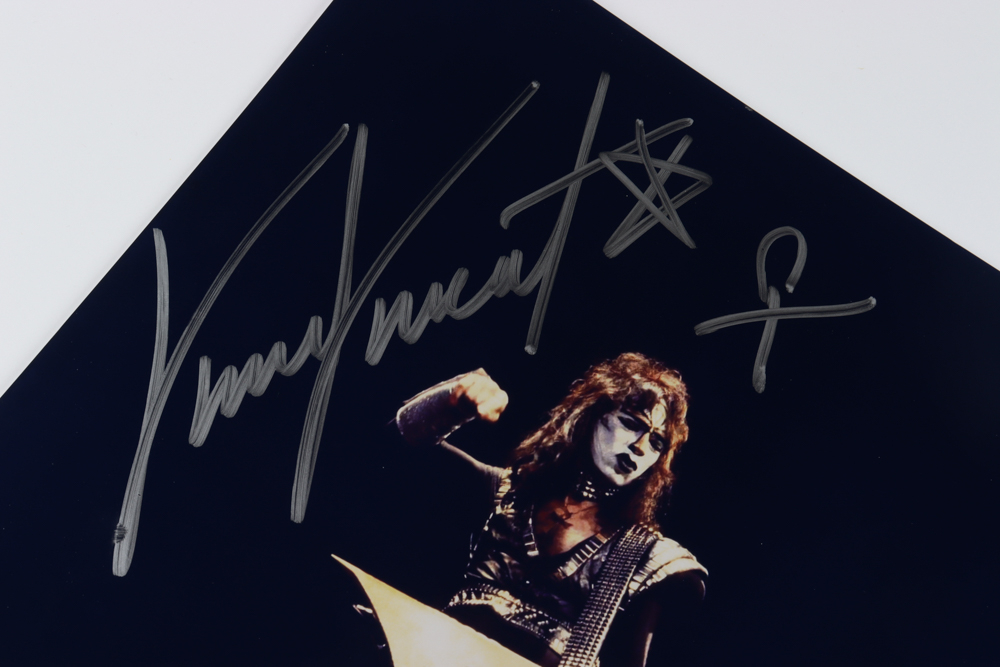 Vinnie Vincent Signed "KISS" 11x14 Photo Inscribed "KISS" (AutographCOA ...