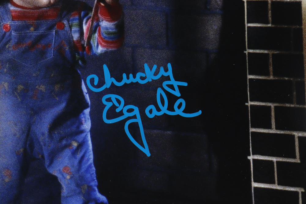 Ed Gale Signed "Child's Play" 11x14 Photo Inscribed "Chucky ...