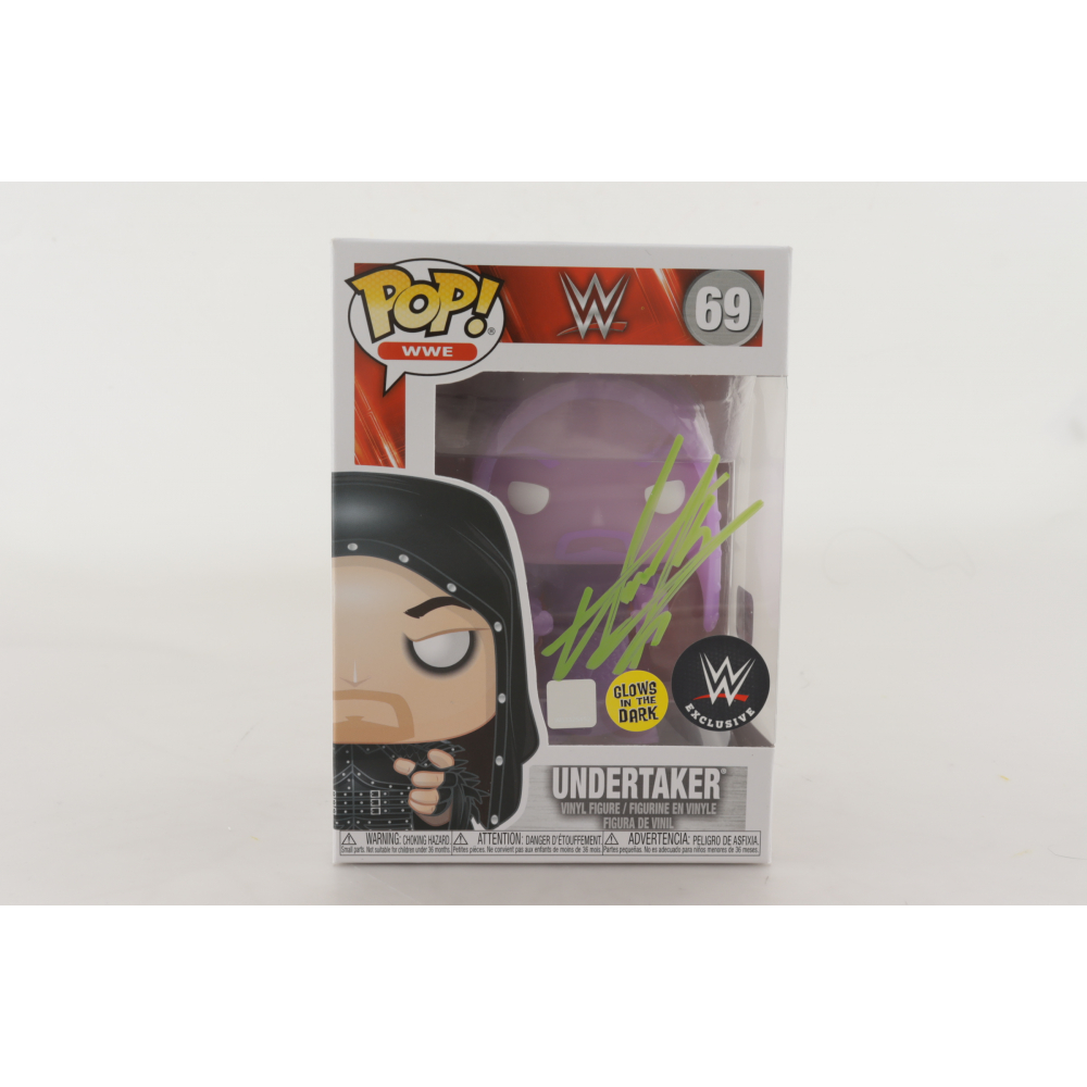 The Undertaker Signed WWE #69 Undertaker Funko Pop! Vinyl Figure (JSA ...