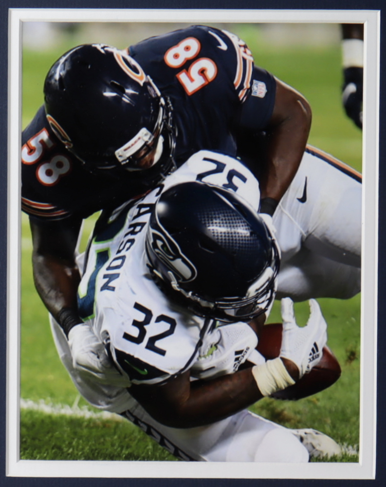 Roquan Smith Signed 35x43 Custom Framed Jersey (Beckett Hologram) (See ...