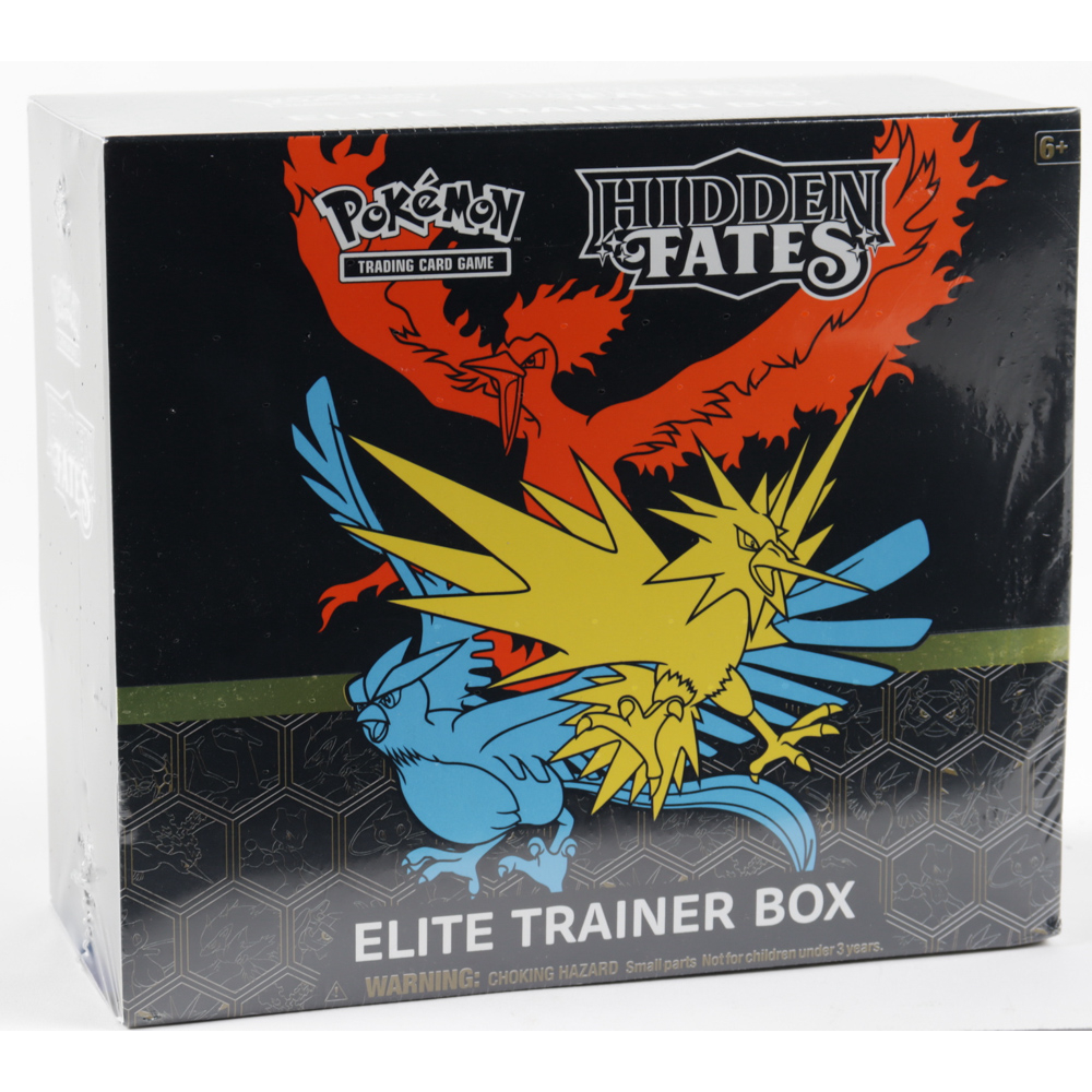 Pokemon TCG: Hidden Fates Elite Trainer Box with (10) Booster Packs ...