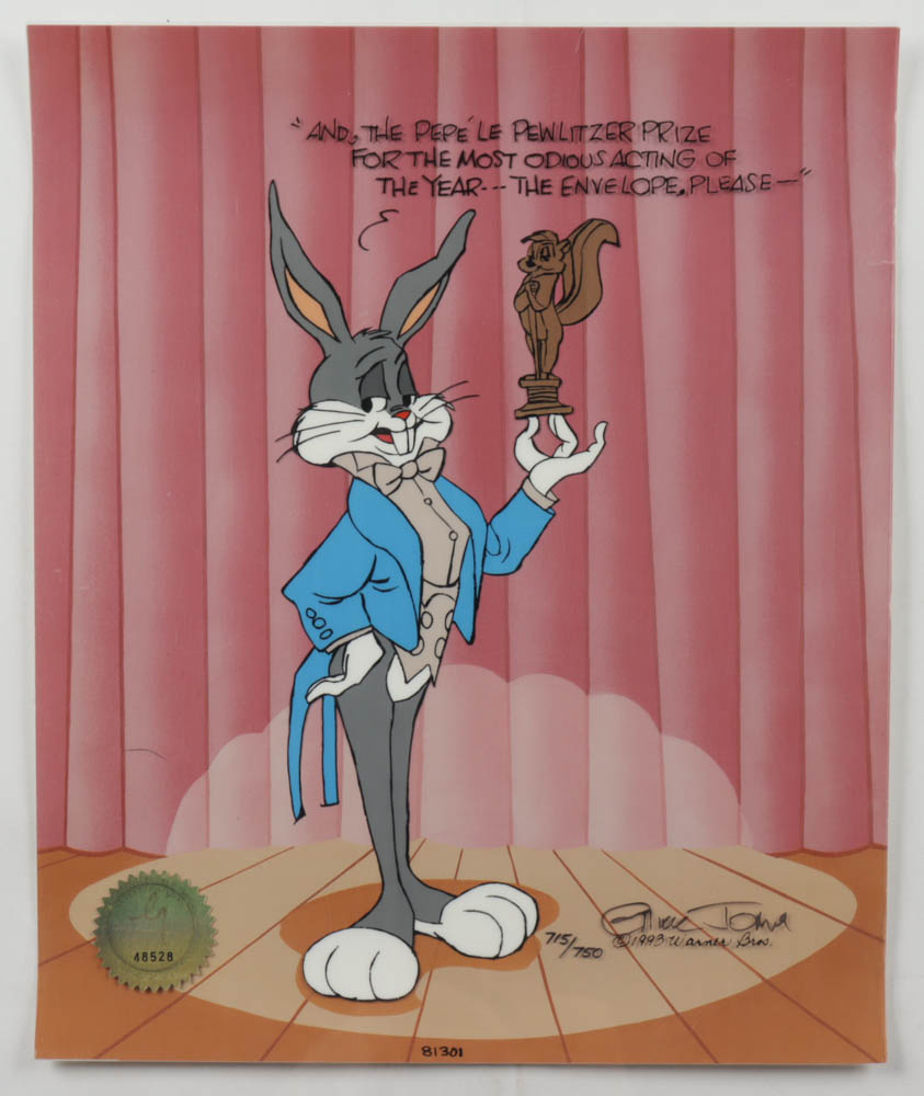 Chuck Jones Signed "Pewlitzer Prize" Sold Out Limited Edition 10x12 ...