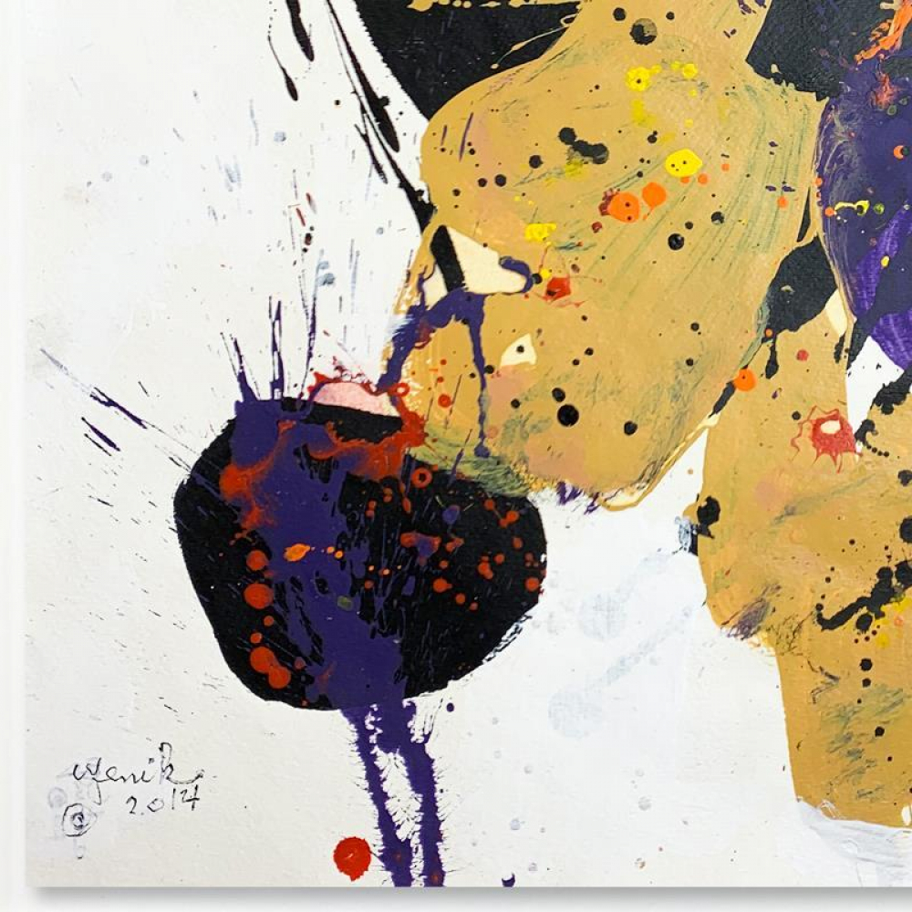 Jenik Cook Signed 22x28 Custom Framed Original Acrylic Painting ...