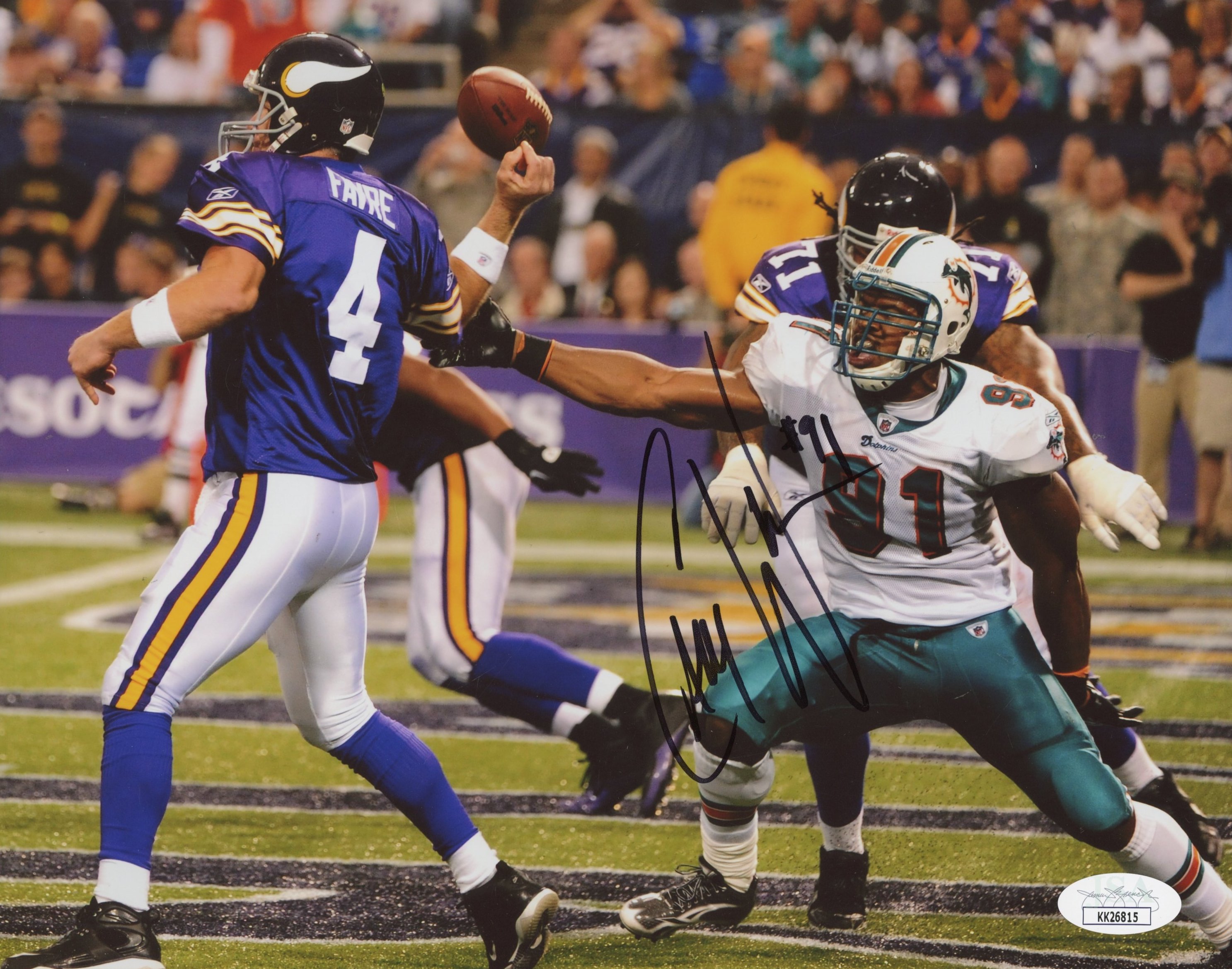 Cameron Wake Signed Dolphins 8x10 Photo (JSA COA) | Pristine Auction