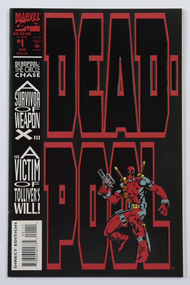 1993 "Deadpool: The Circle Chase" Issue #1 Marvel Comic Book | Pristine ...