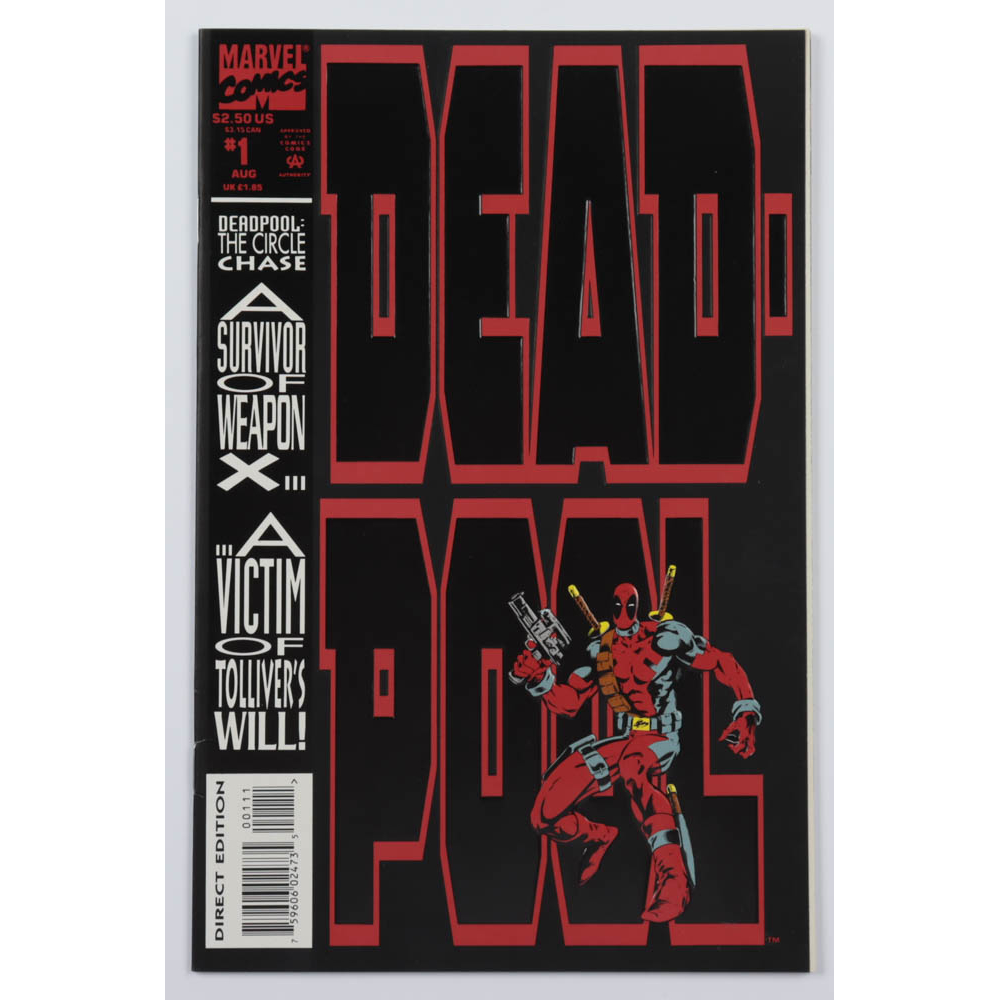 1993 "Deadpool: The Circle Chase" Issue #1 Marvel Comic Book | Pristine ...