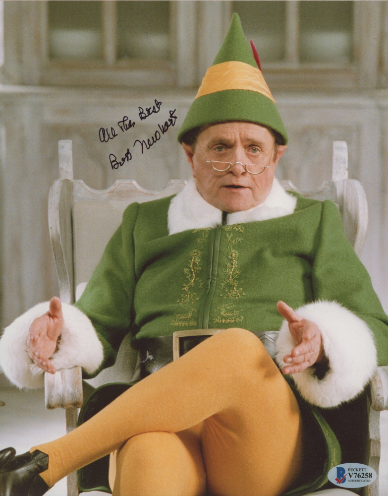 Bob Newhart Signed "Elf" 8x10 Photo Inscribed "All The Best" (Beckett ...