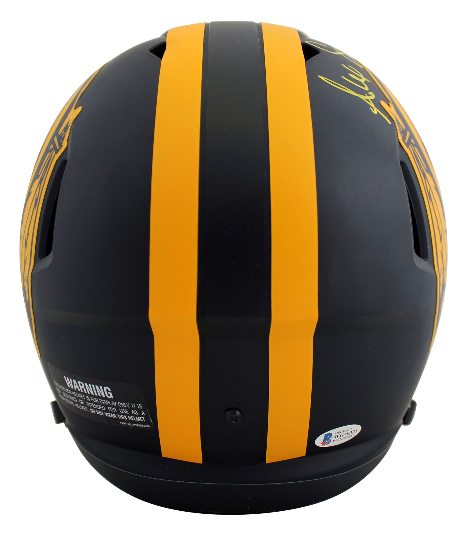 Alex Smith Signed Redskins Full-Size Eclipse Alternate Speed Helmet ...