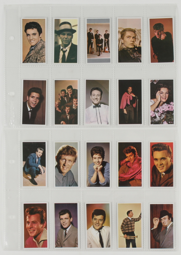 Complete Set of (20) 1963 Mister Softee "Top 20" Cigarette Cards with ...