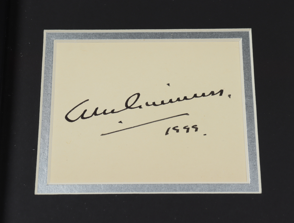 Alec Guinness Signed 12.5x15.5 Custom Framed Cut Display Inscribed ...