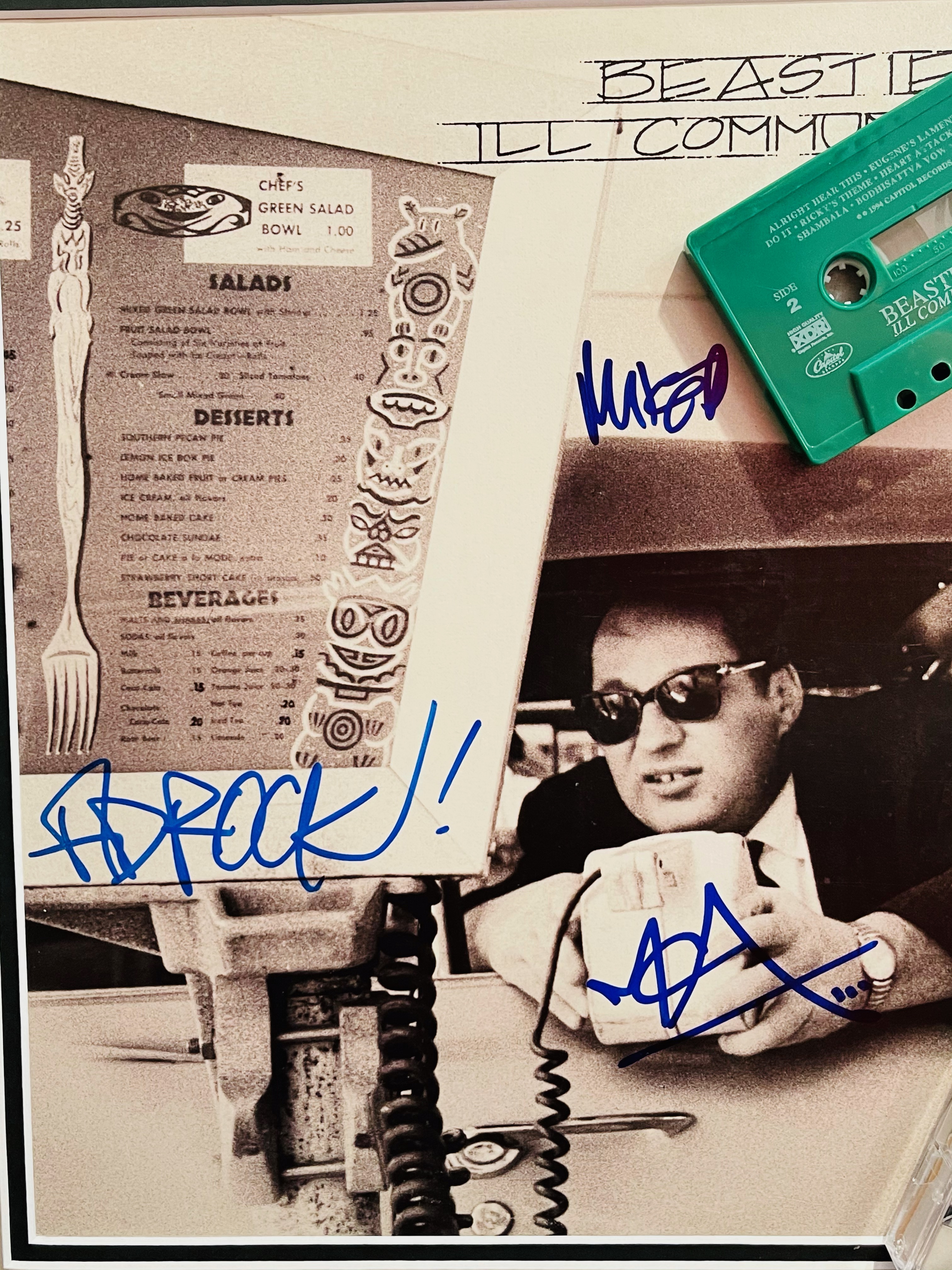 Mike D, Ad-Rock & MCA Signed Beastie Boys - "Ill Communication" 19x30 ...