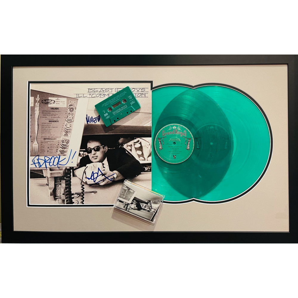 Mike D, Ad-Rock & MCA Signed Beastie Boys - "Ill Communication" 19x30 ...