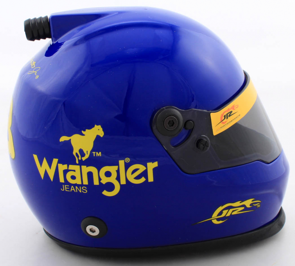 Dale Earnhardt Jr. Signed NASCAR Wrangler #3 Mini Helmet (Beckett COA ...