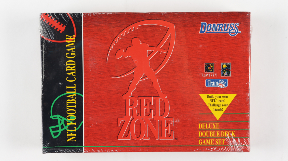 Donruss Red Zone Football Deluxe Double Deck Set Card Game with (2) 80 ...