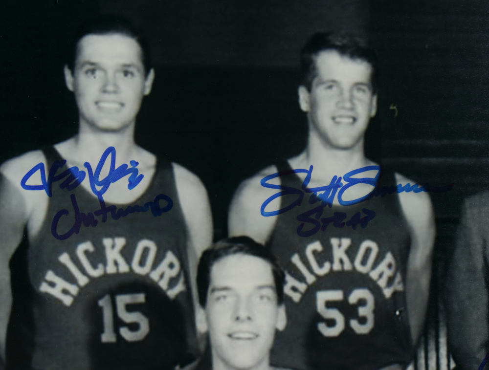"Hoosiers" 16x20 Photo Signed by (8) with Gene Hackman, Steve Hollar ...