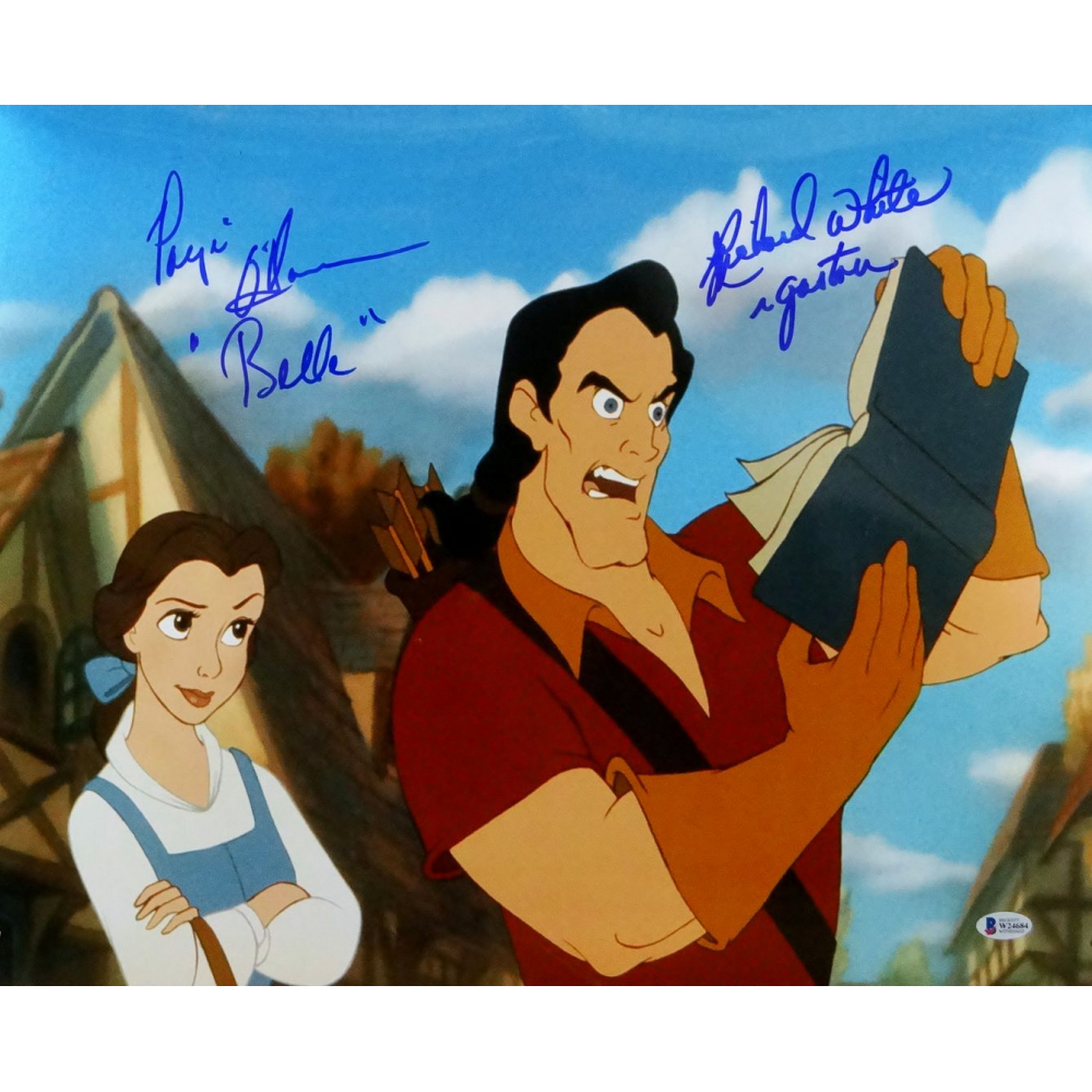 Paige O'Hara & Richard White Signed "Beauty & the Beast" 16x20 Photo ...