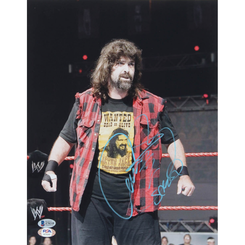 Mick Foley Signed WWE 11x14 Photo (Beckett & PSA) | Pristine Auction