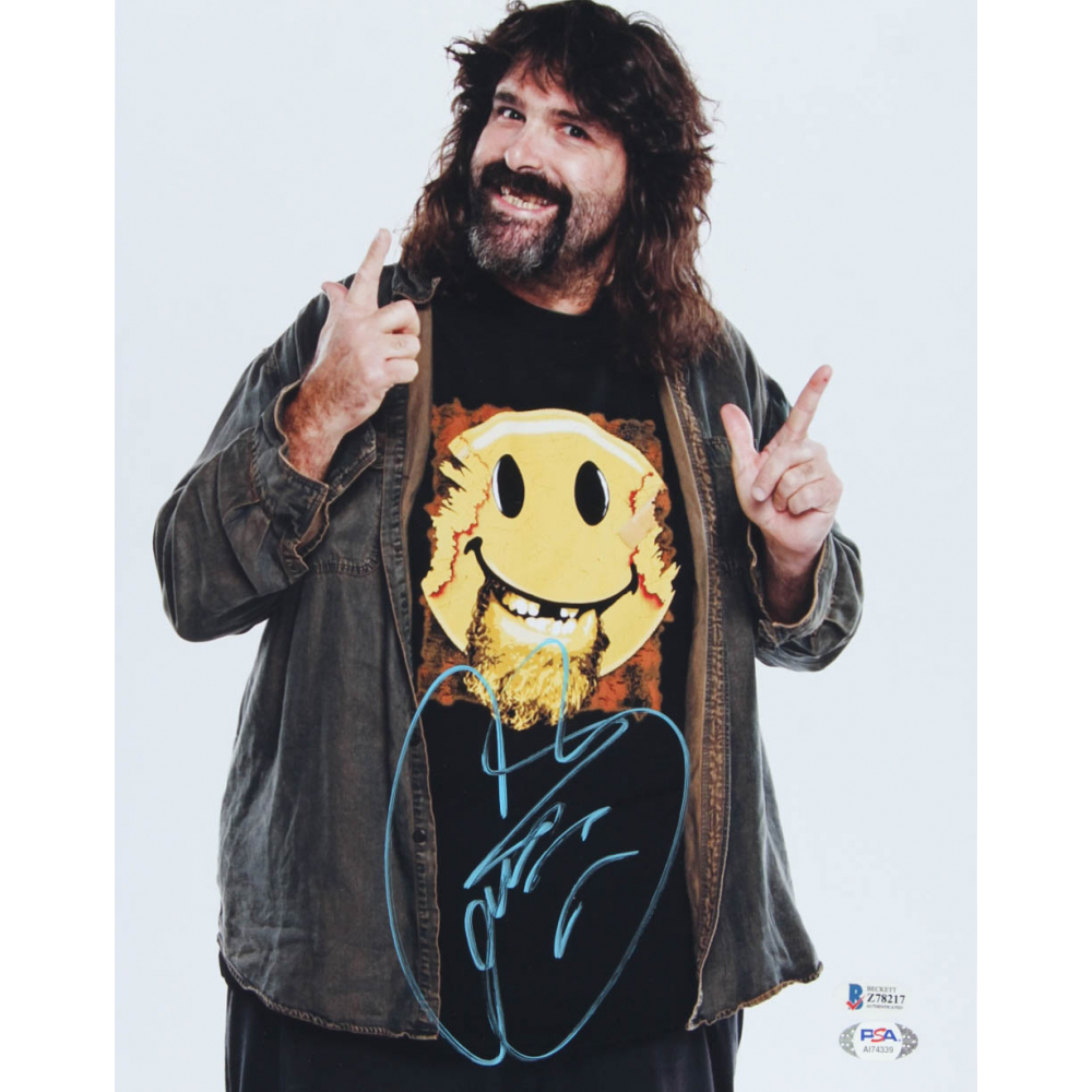 Mick Foley Signed WWE 11x14 Photo (Beckett & PSA) | Pristine Auction