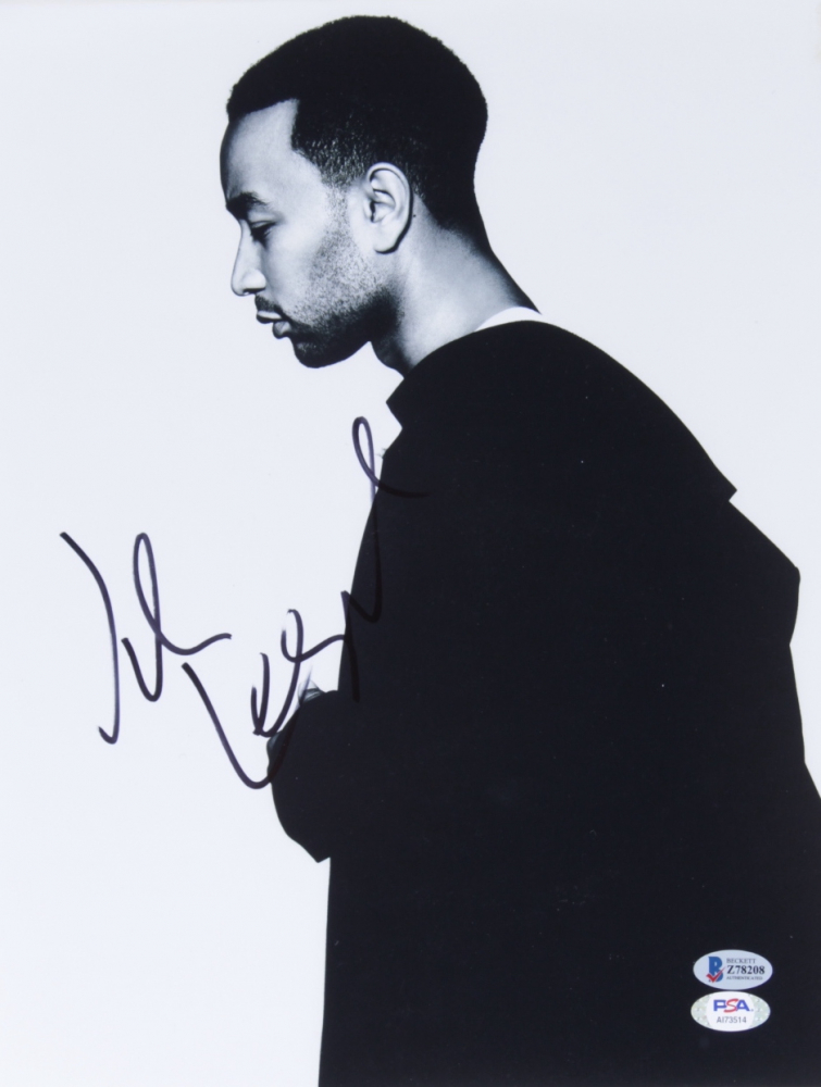 John Legend Signed 11x14 Photo (Beckett COA) | Pristine Auction