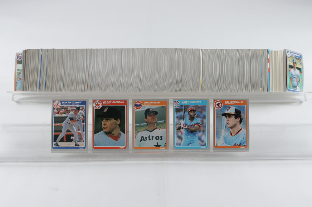 1985 Fleer Complete Set of (660) Baseball Cards with Kirby Puckett #438 ...