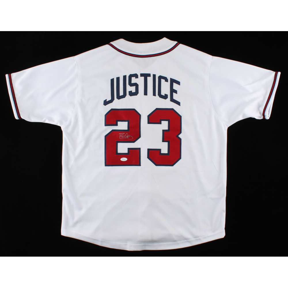 David Justice Signed Jersey (JSA COA) | Pristine Auction