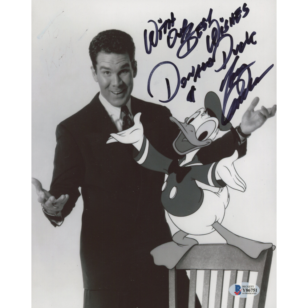 Tony Anselmo Signed "Donald Duck" 8x10 Photo Inscribed "With Our Best ...