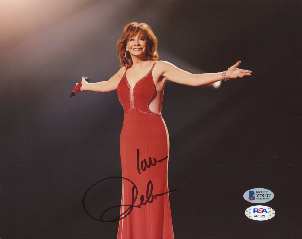 Reba McEntire Signed 8x10 Photo Inscribed "Love" (Beckett COA ...