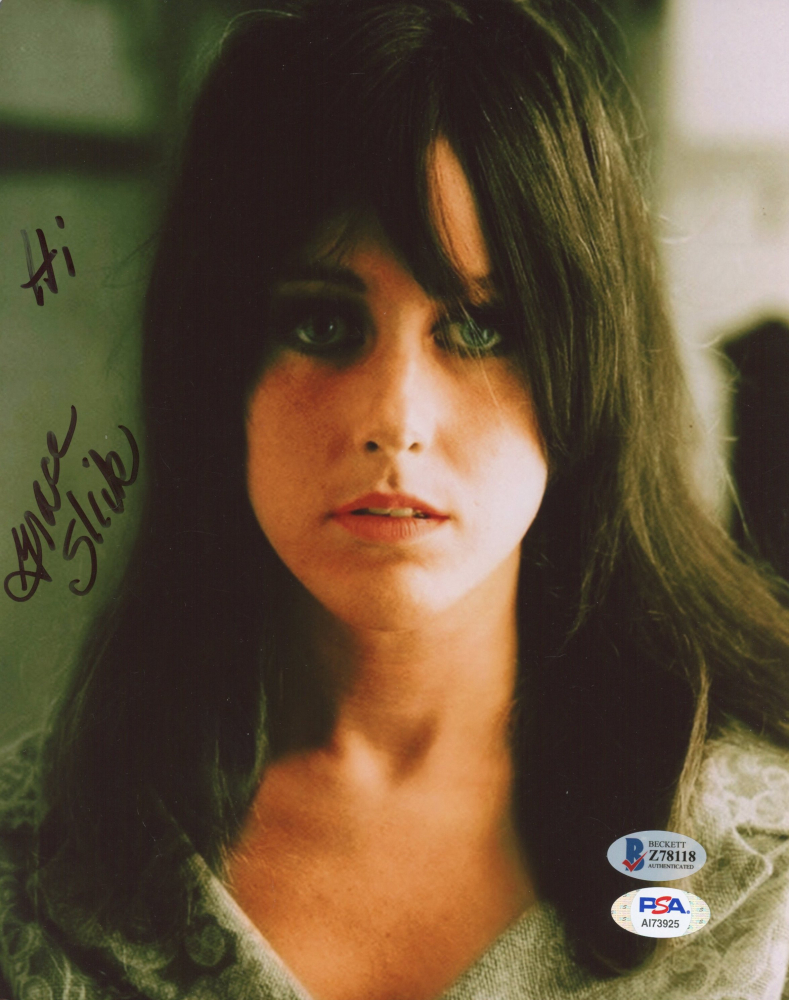 Grace Slick Signed 8x10 Photo Inscribed "Hi" (Beckett COA & PSA COA ...