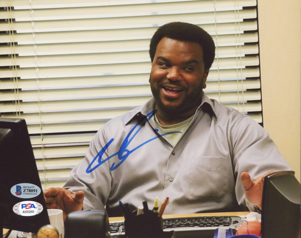 Craig Robinson Signed "The Office" 8x10 Photo (Beckett COA) | Pristine ...