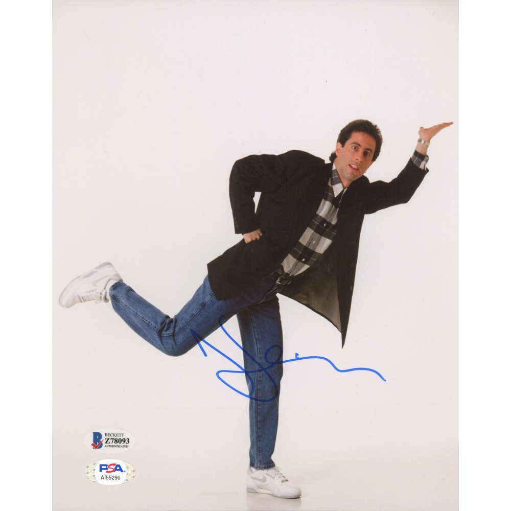 Jerry Seinfeld Signed "Seinfeld" 8x10 Photo (Beckett COA) | Pristine ...