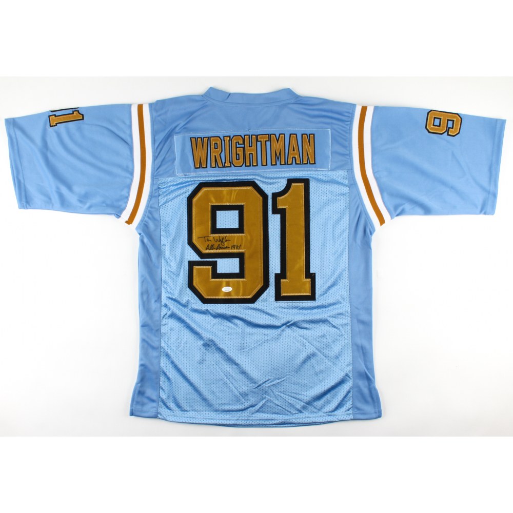 Tim Wrightman Signed Jersey Inscribed "All-American 1981" (JSA COA ...