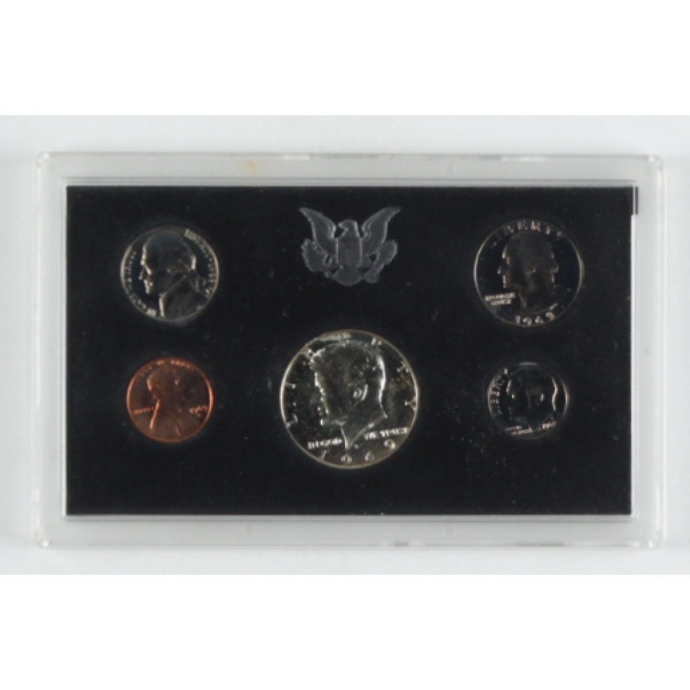 1969 United States Proof Set with (5) Coins | Pristine Auction