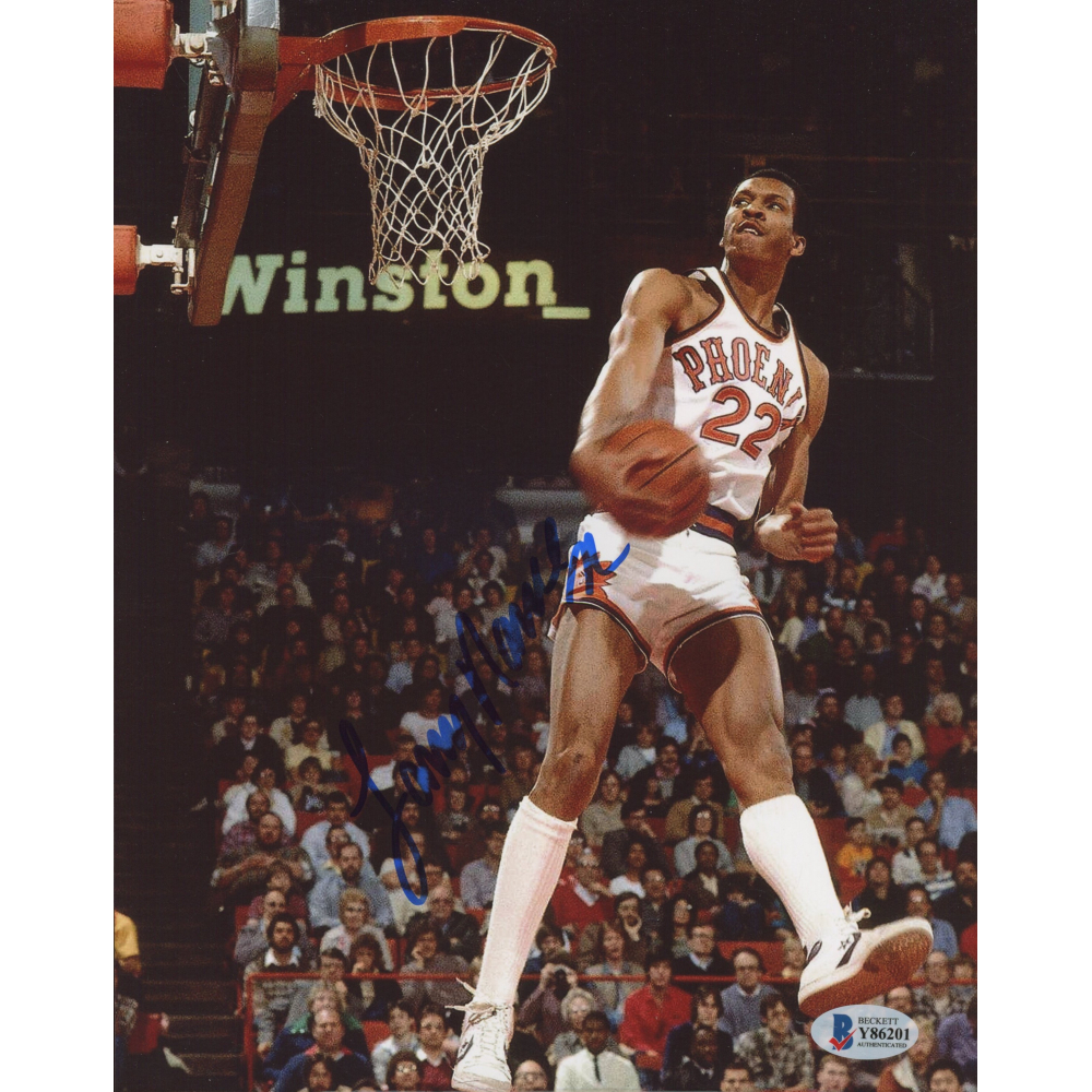 Larry Nance Signed Suns 8x10 Photo (Beckett COA) | Pristine Auction