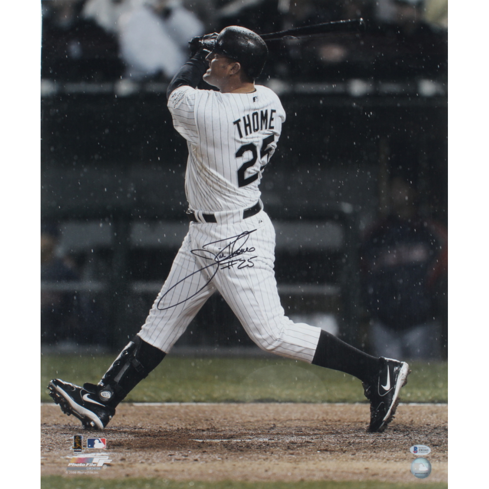 Jim Thome Signed White Sox 20x24 Photo (Beckett COA) | Pristine Auction