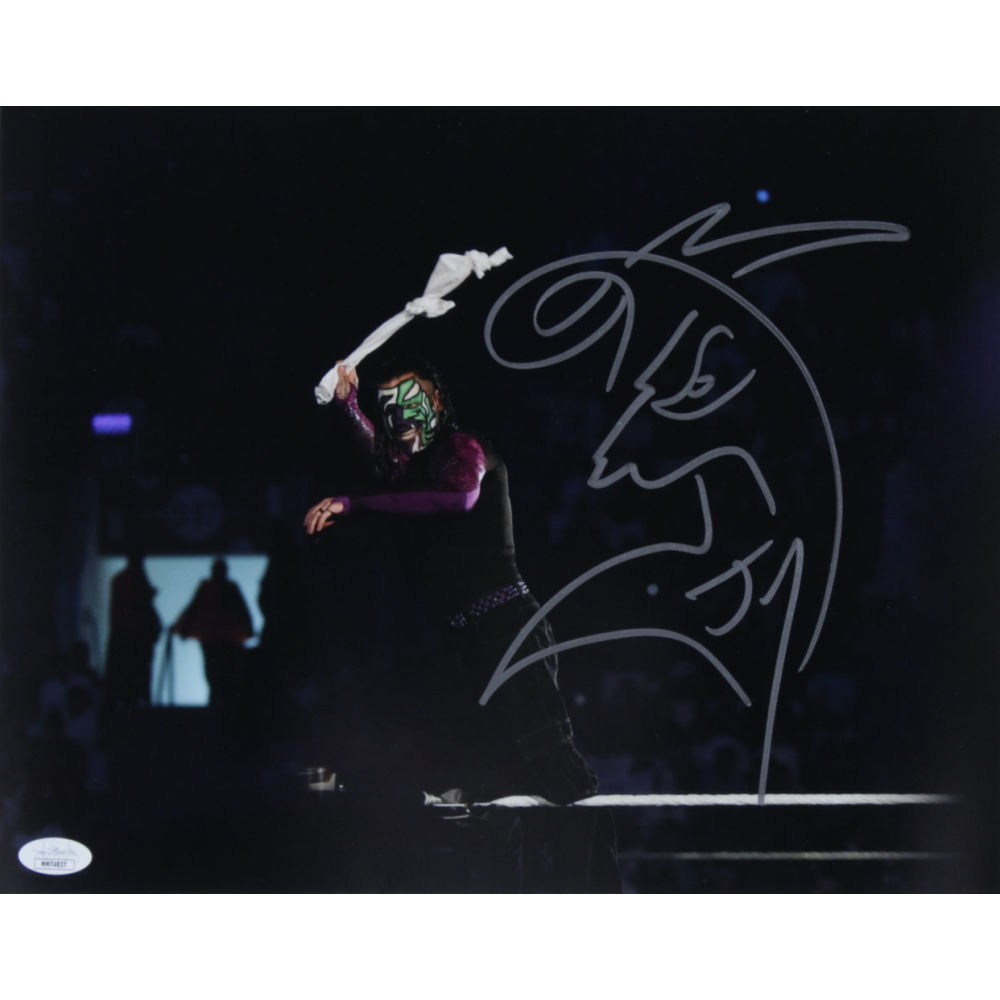 Jeff Hardy Signed WWE 11x14 Photo With Hand-Drawn Sketch (JSA COA ...